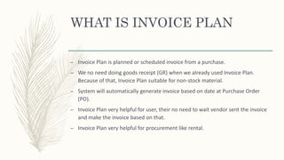 Invoice plan | PPT