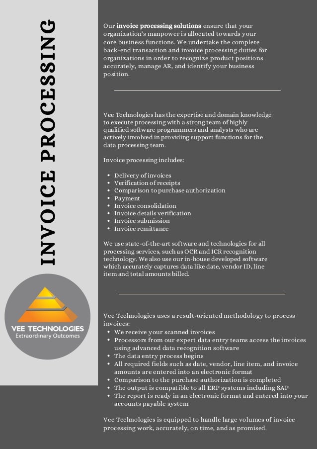 Invoice Processing Services | PDF