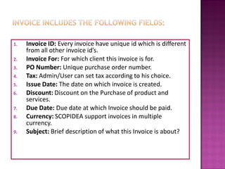Invoice software | PPT