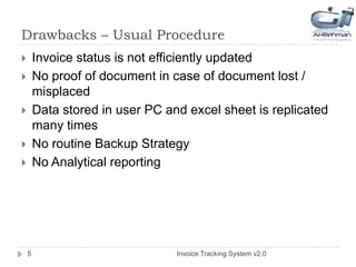 Invoice Tracking & Payment Processing System | PPTX