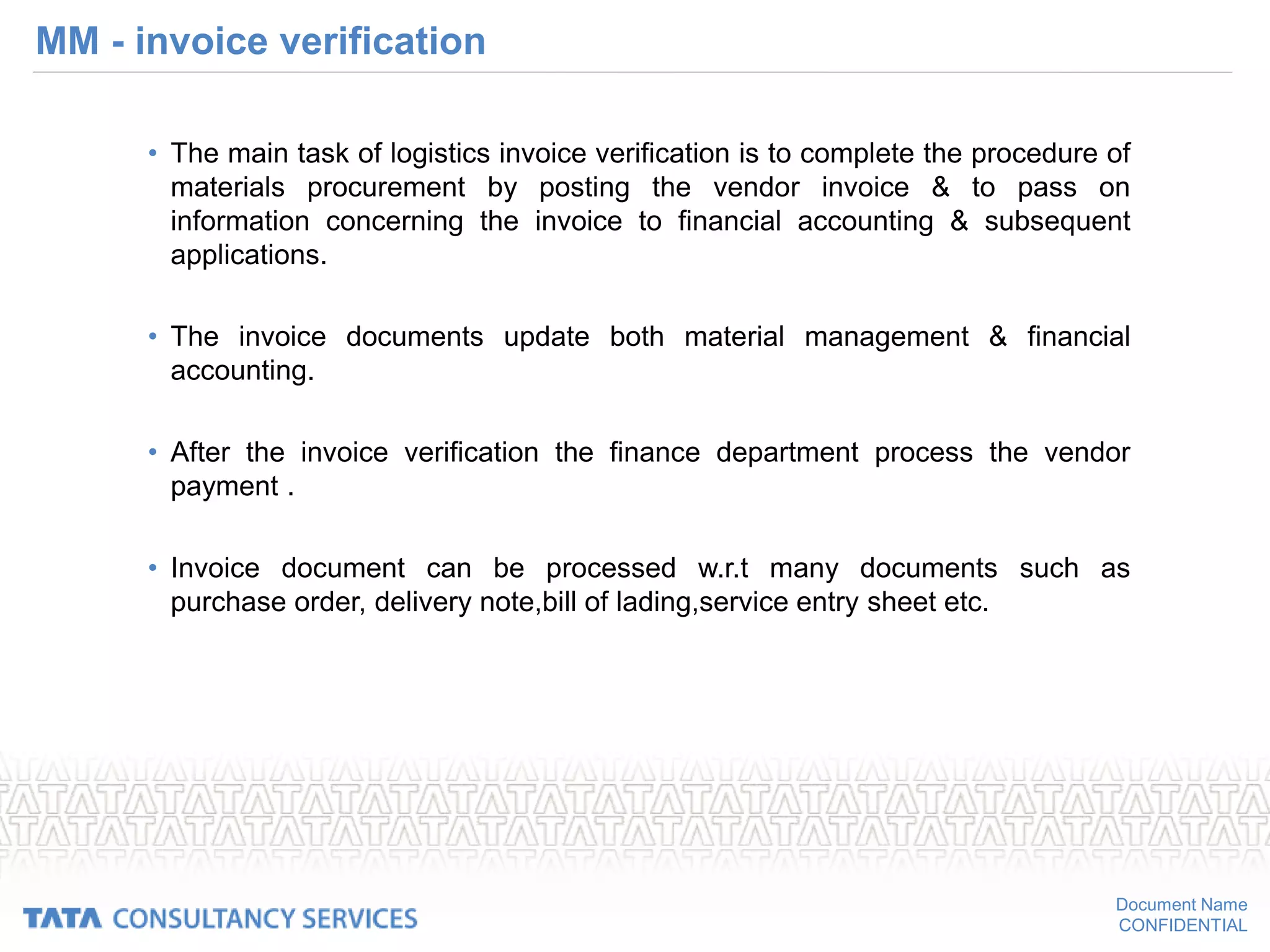 Invoice Verification 2.0.ppt