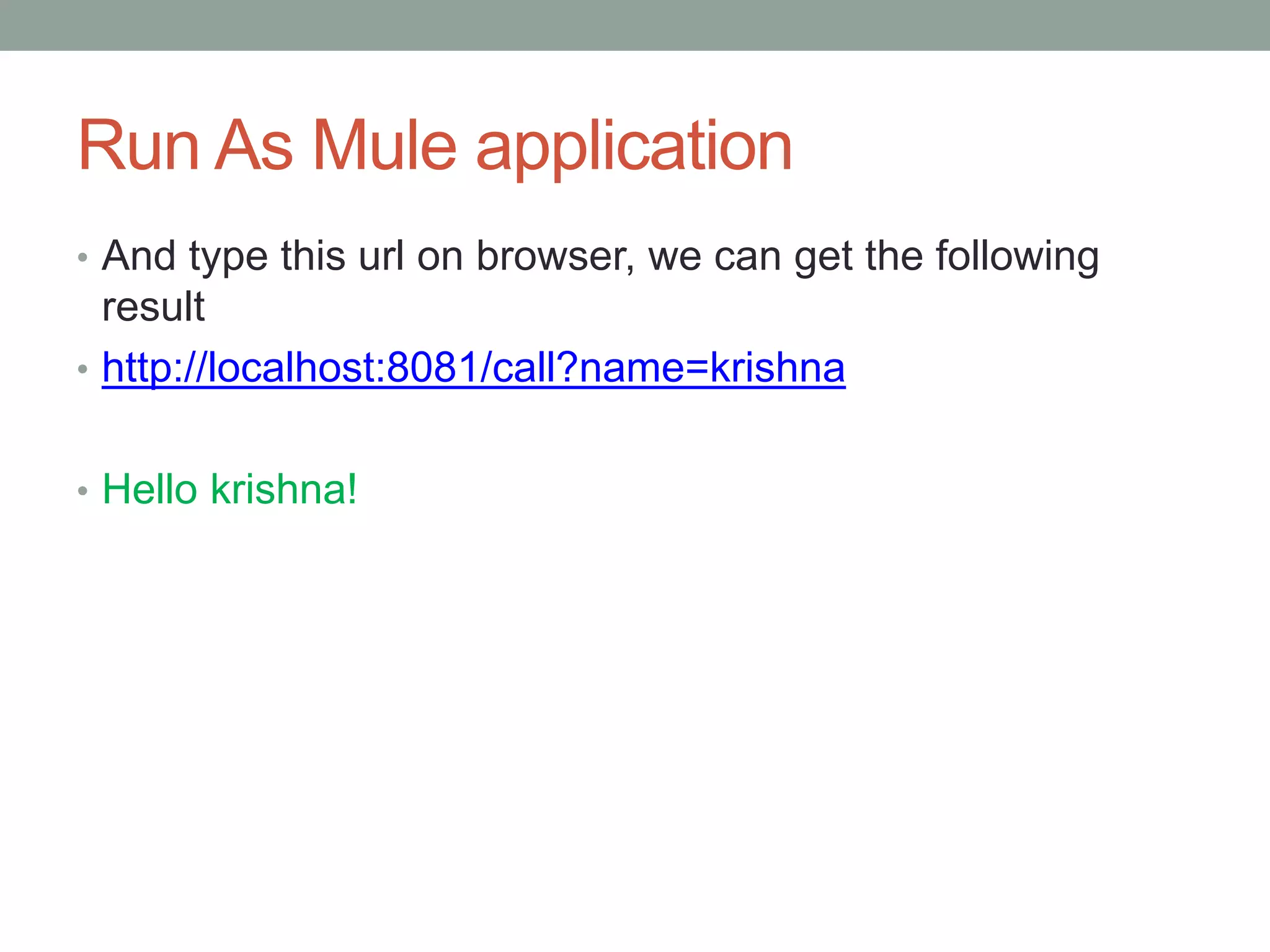 Invoke component demo in mule | PPT