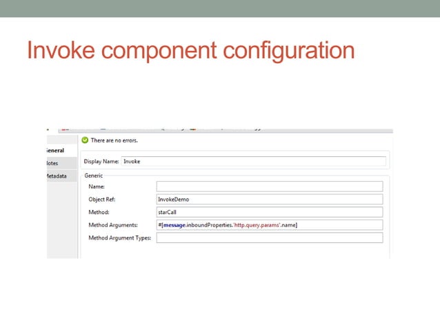 Invoke component demo in mule | PPT
