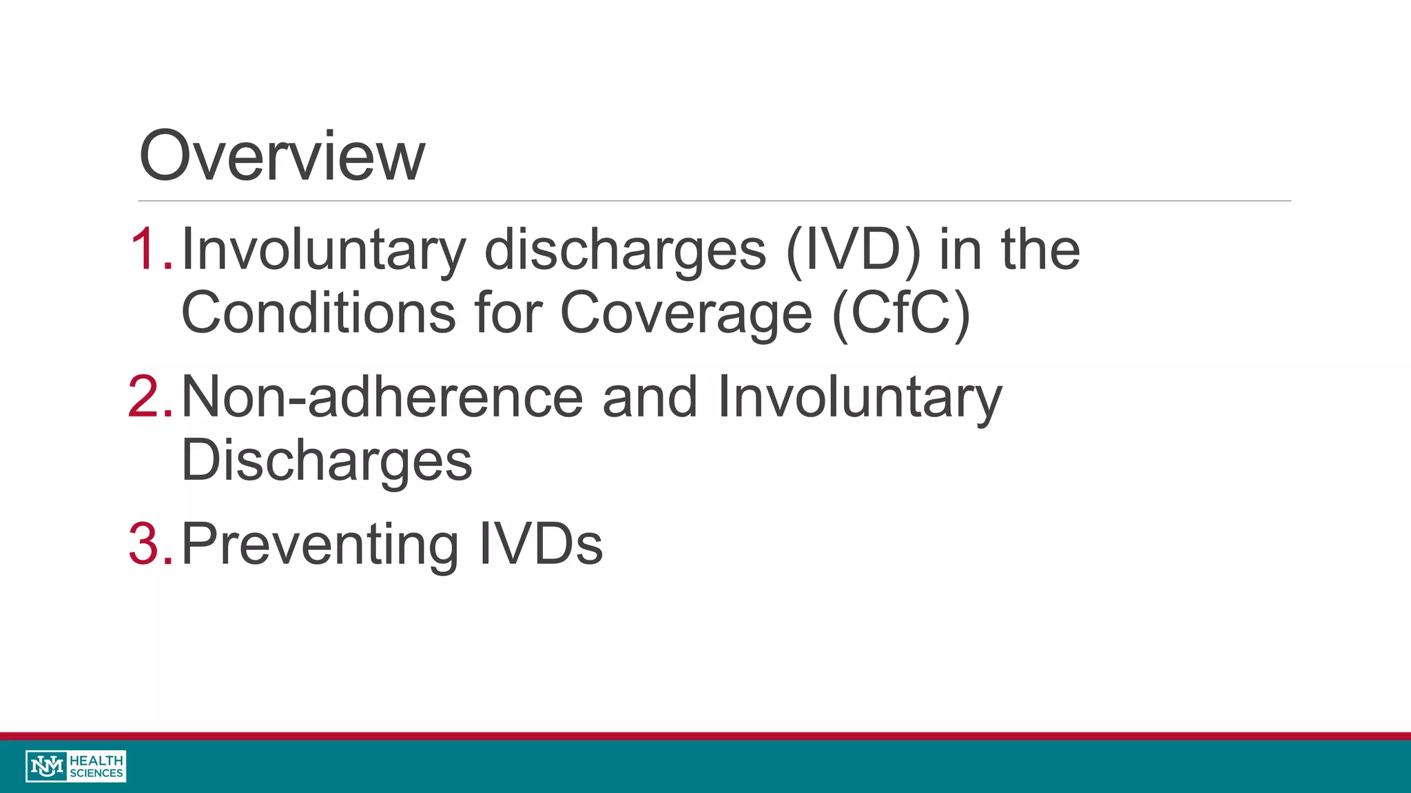 Involuntary discharges from the dialysis unit | PPT