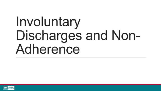 Involuntary discharges from the dialysis unit | PPT