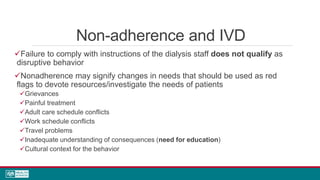 Involuntary discharges from the dialysis unit | PPTX