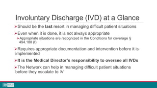 Involuntary discharges from the dialysis unit | PPTX