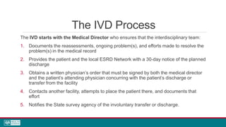 Involuntary discharges from the dialysis unit | PPT