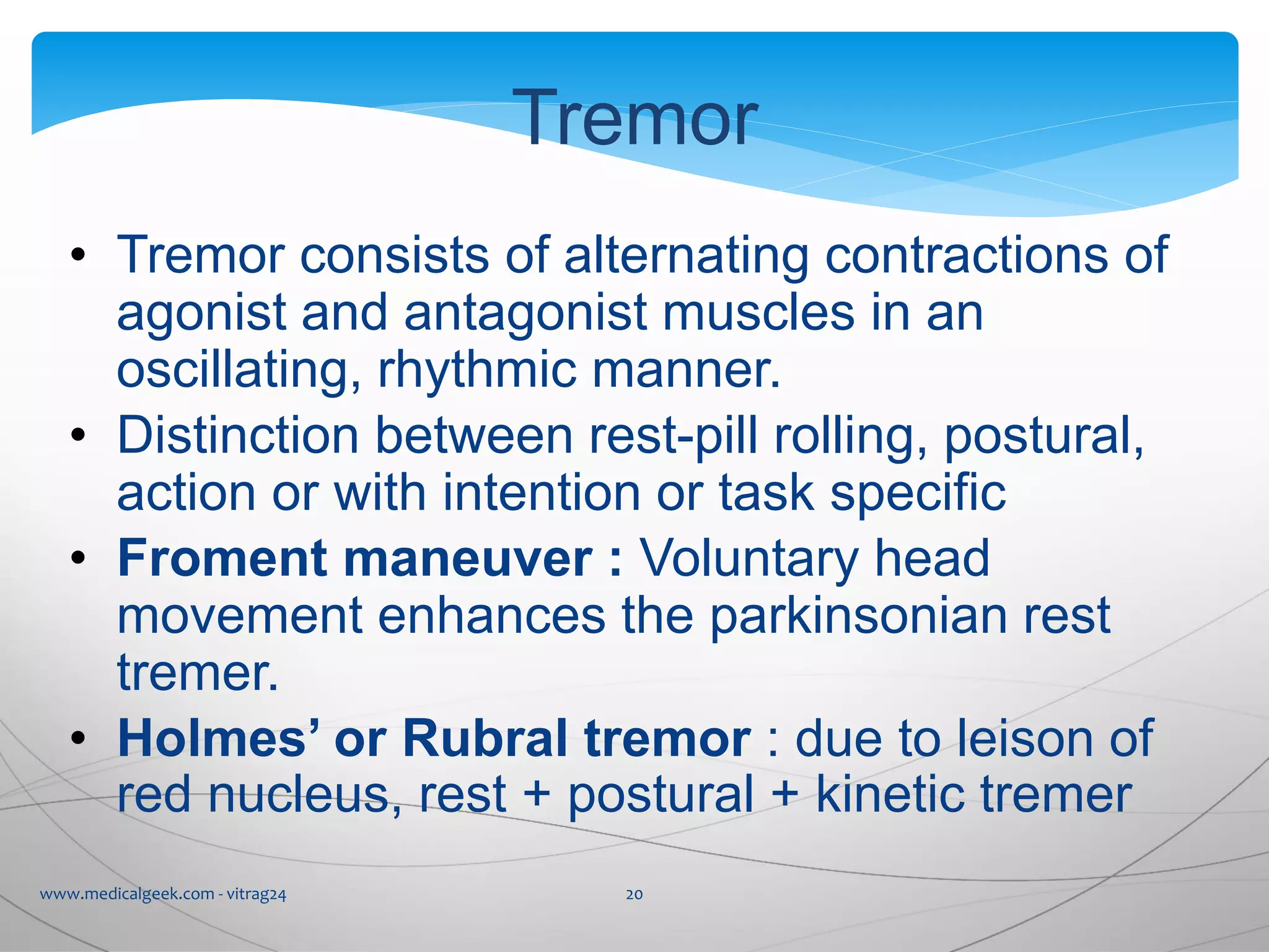 Involuntary movements | PDF