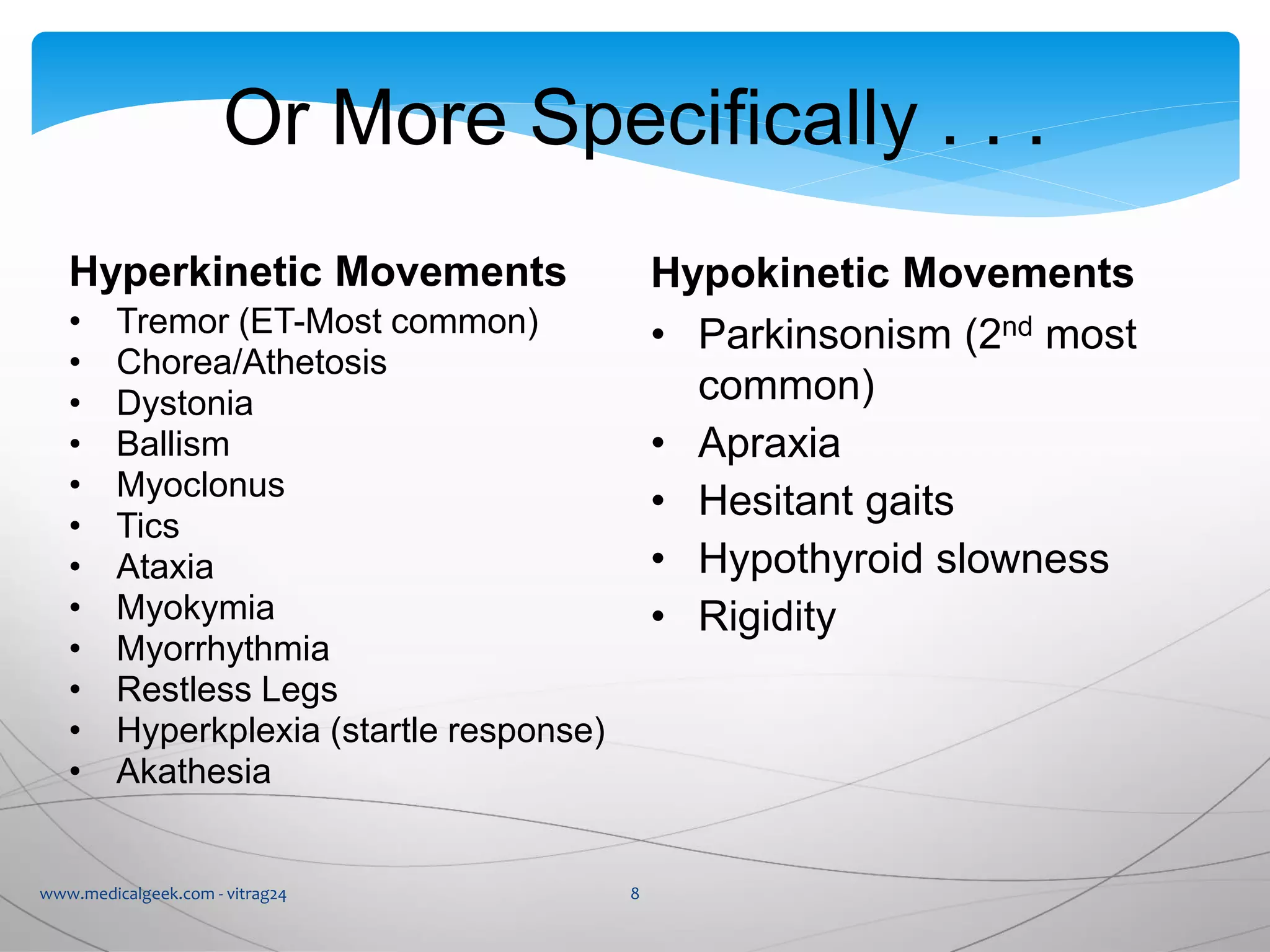 Involuntary movements | PDF