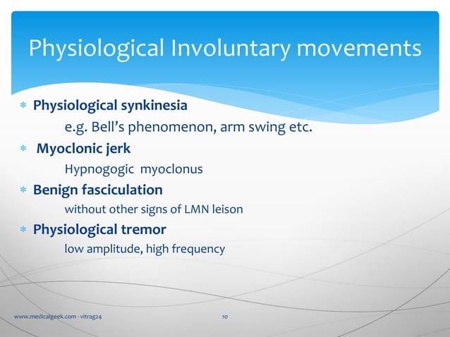 Involuntary movements | PDF