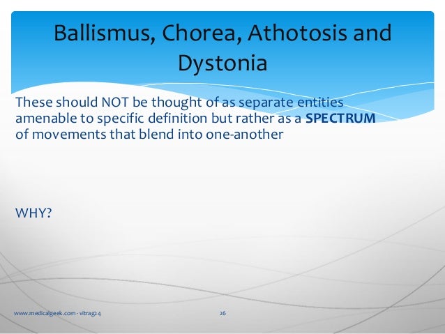 Involuntary movements