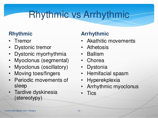 Involuntary movements