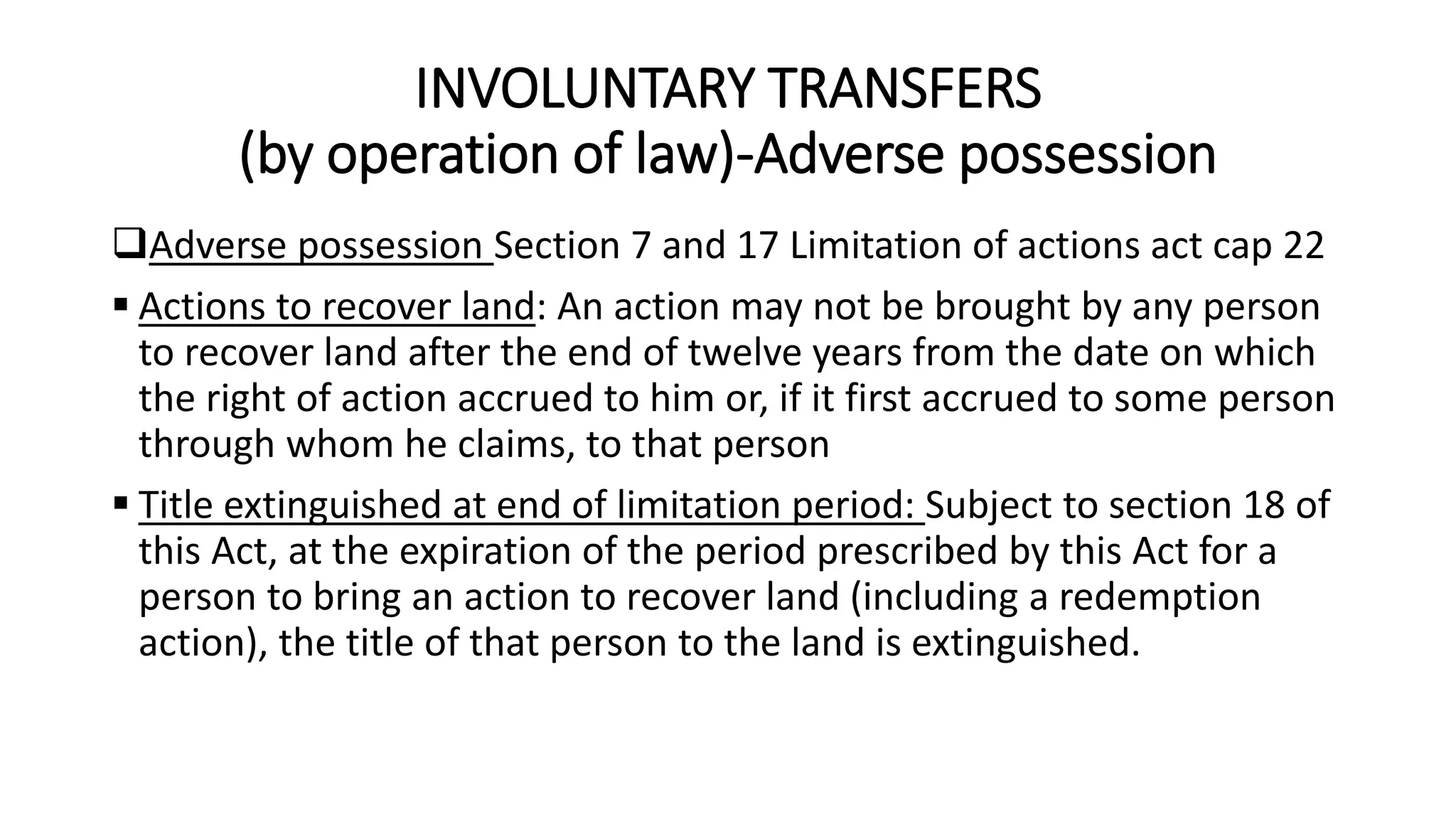 INVOLUNTARY TRANSFERS Kenya school of law.pptx