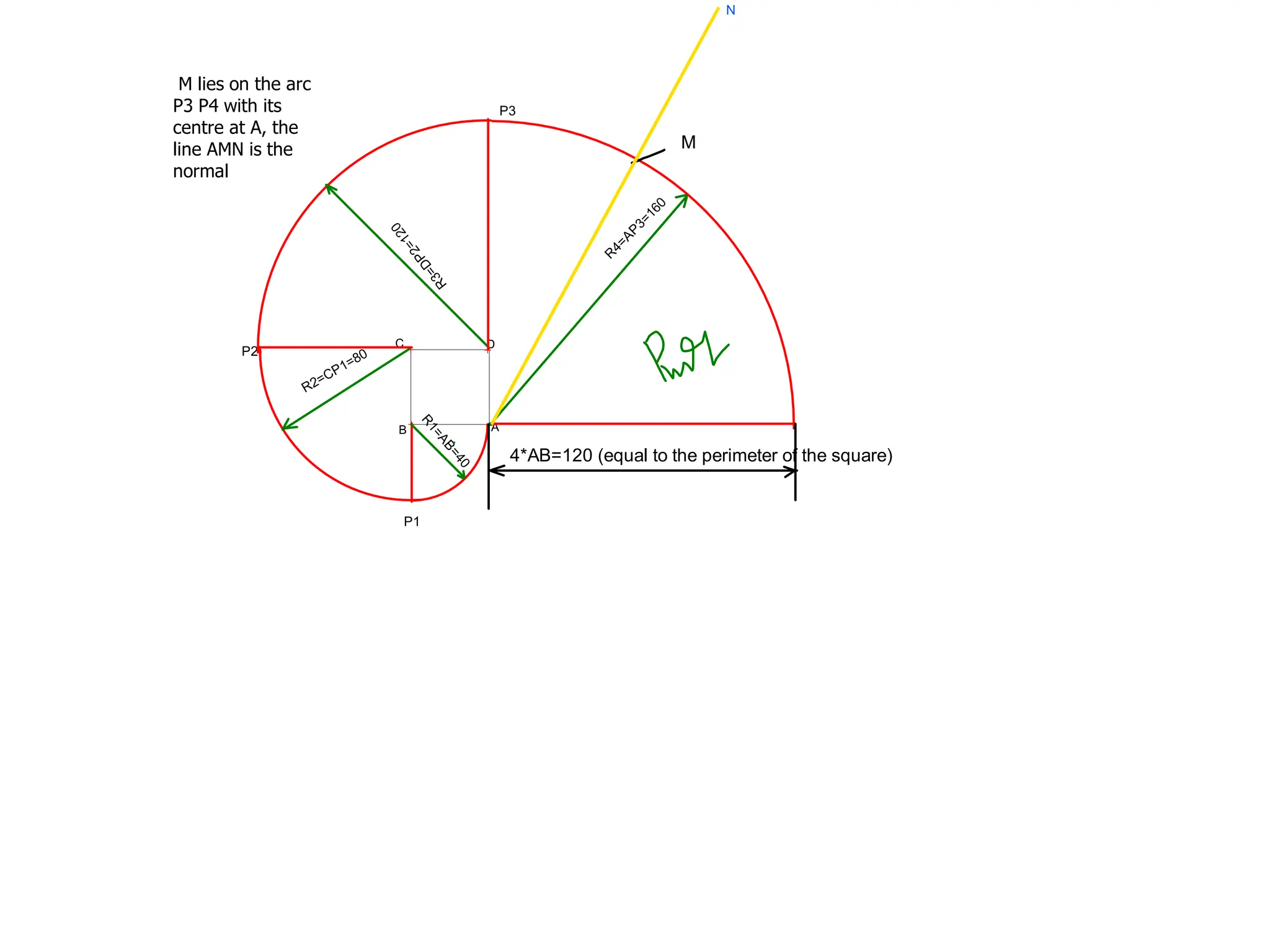 Involute of a circle,Square, pentagon,HexagonInvolute_Engineering ...