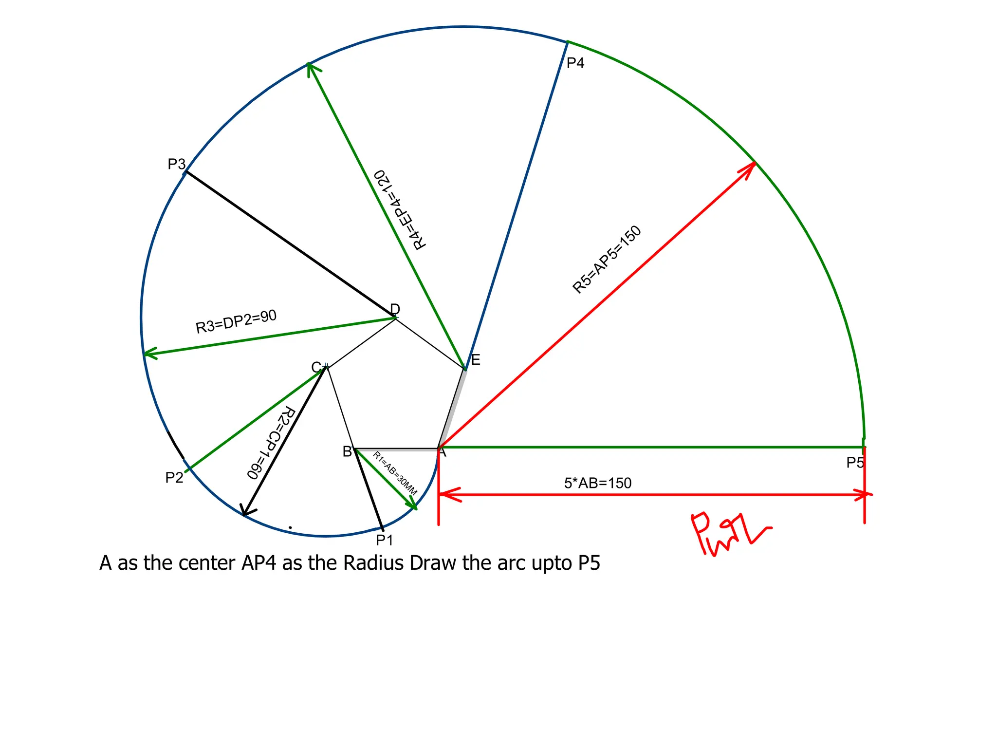 Involute of a circle,Square, pentagon,HexagonInvolute_Engineering ...
