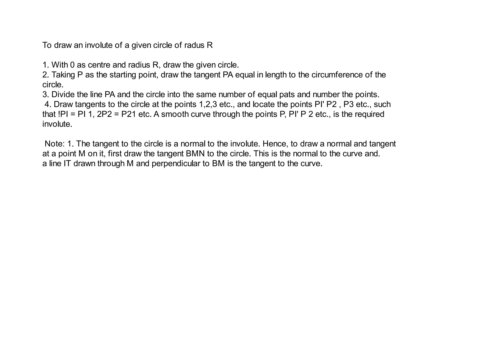 Involute of a circle,Square, pentagon,HexagonInvolute_Engineering ...