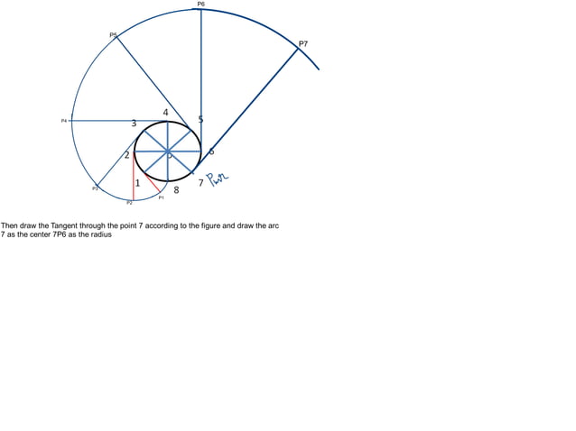 Involute Of A Circle Square Pentagon Hexagoninvolute Engineering