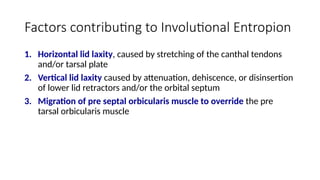 Involutional Entropion Plastics Lacrimal Orbit.pptx