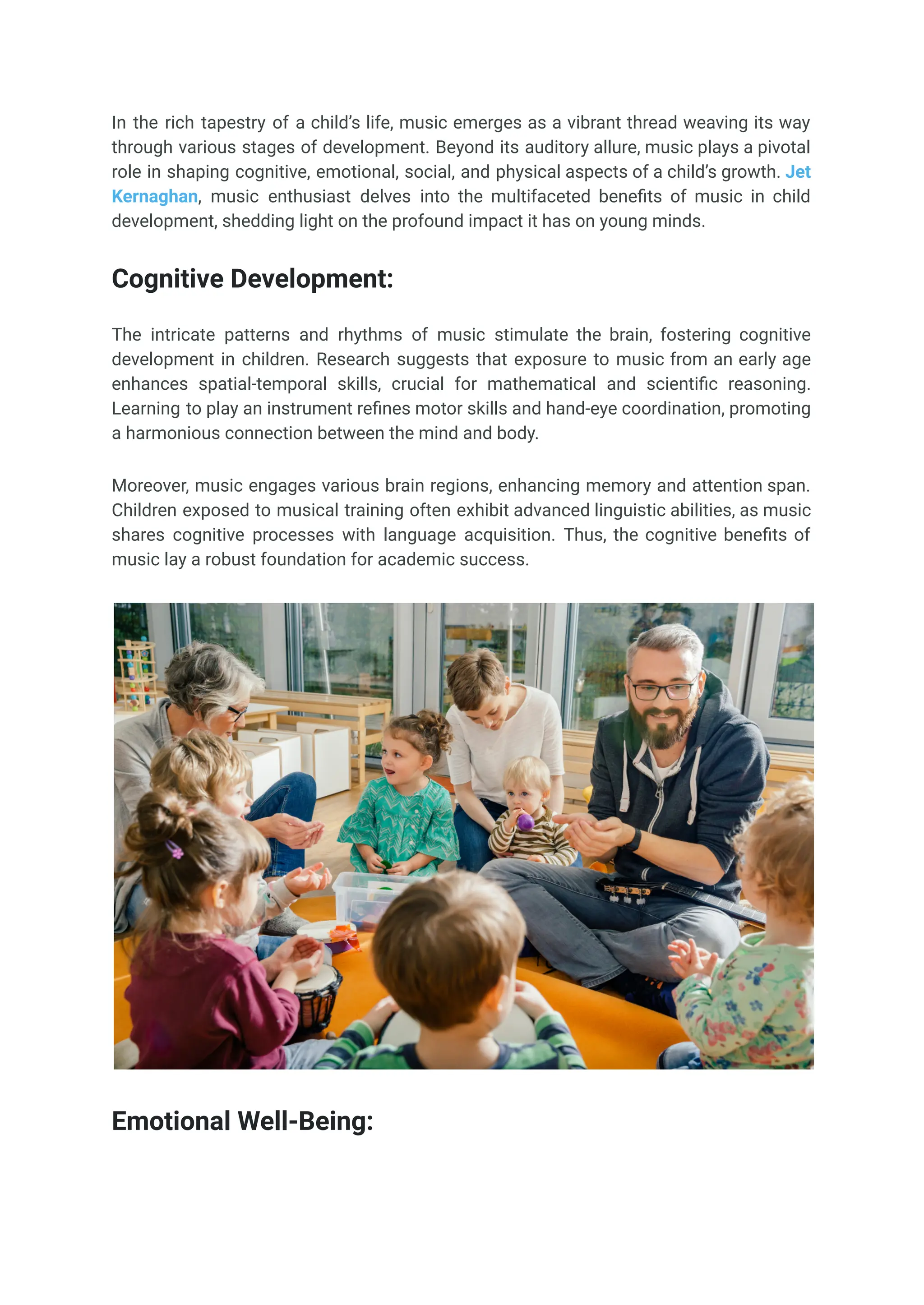 Involvement of Music in Child Development.pdf