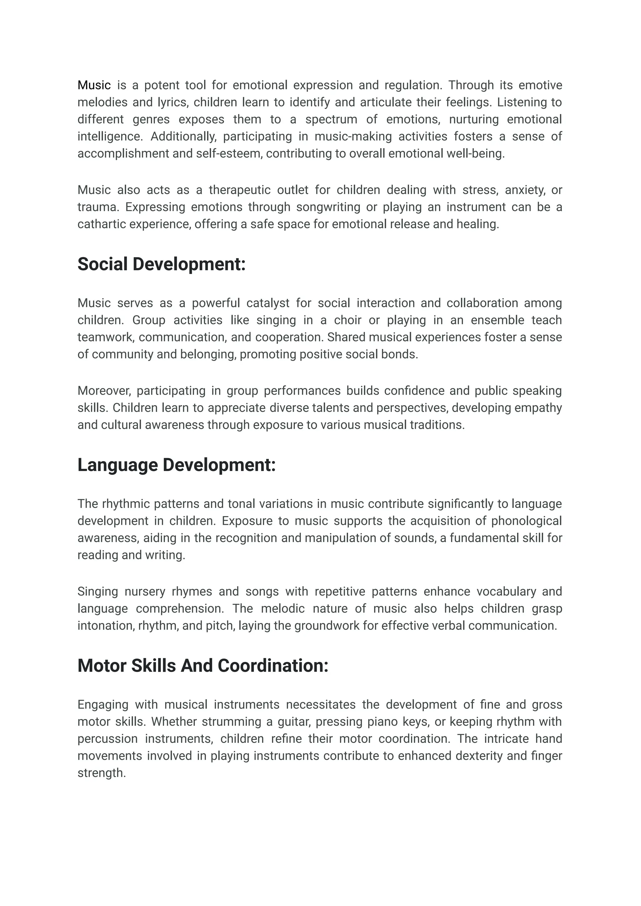 Involvement of Music in Child Development.pdf