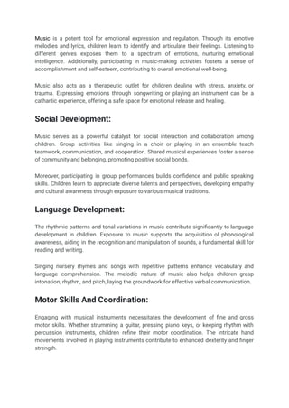 Involvement of Music in Child Development.pdf