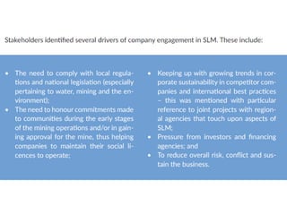 Involving the Mining Sector in Achieving Land Degradation Neutrality ...