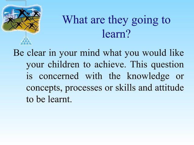 Involving children in active learning | PPT