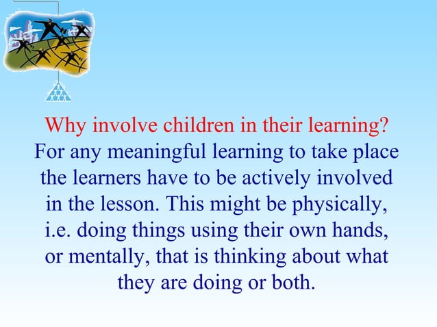 Involving children in active learning | PPT