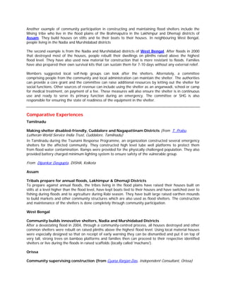 Involving Community in the Management of Flood Shelters and Other ...