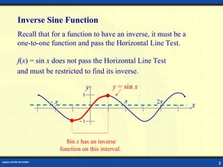 inverse trigonometric functions anf their properties | PPT