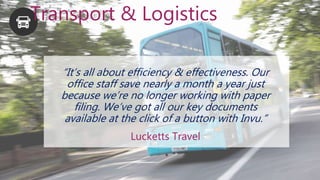 The benefits of Invu | PPTX | Business Utilities | Business