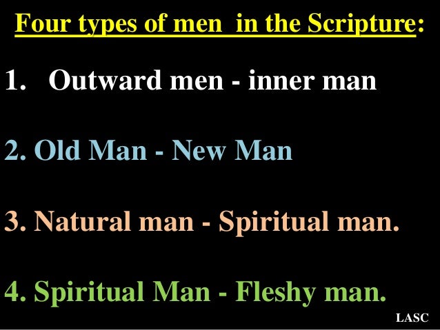CONFERENCE. WHAT TO DO WITH THE INNER MAN IN THE CHRISTIAN LIFE