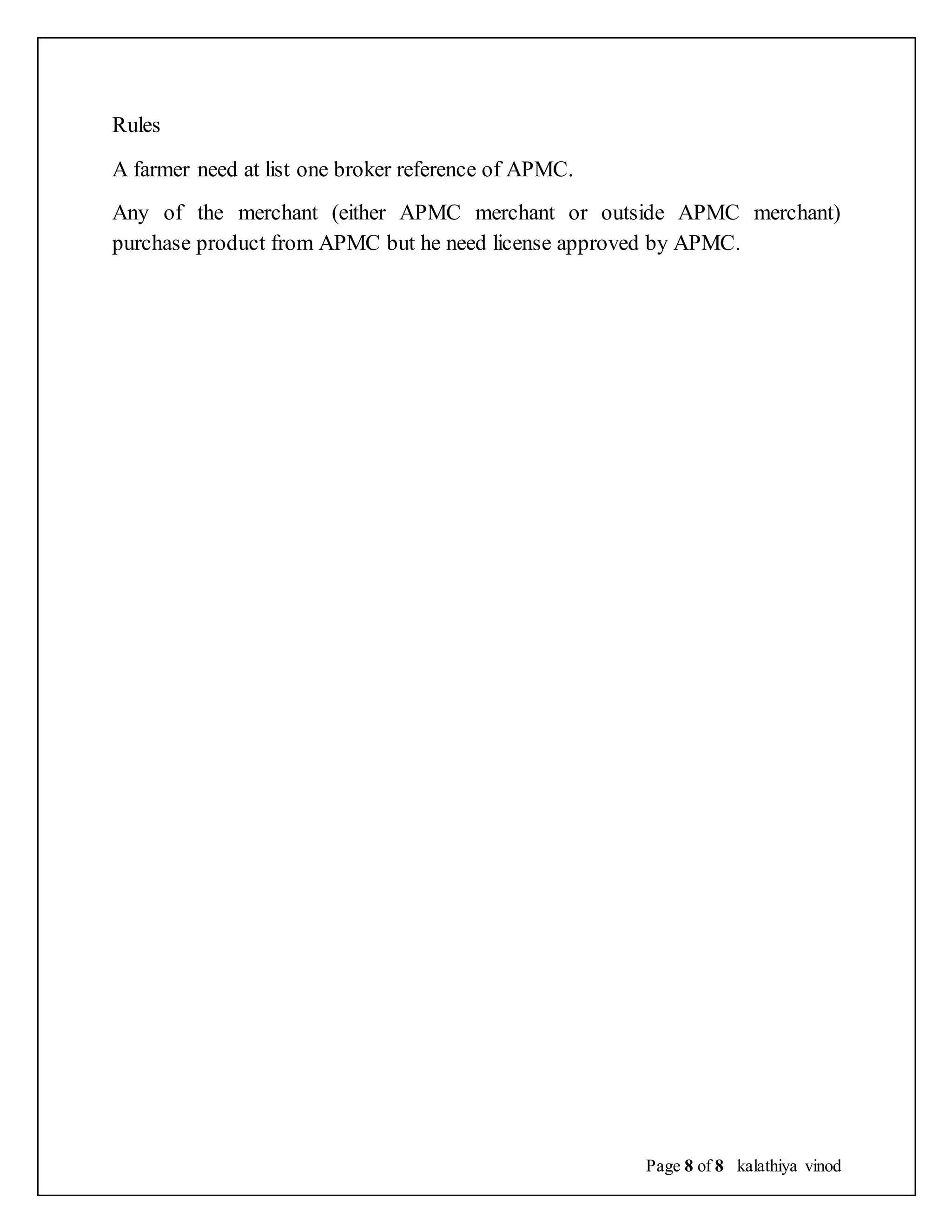 Inward outward documentation | DOCX