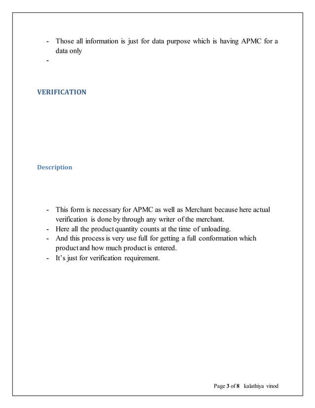 Inward outward documentation | PDF