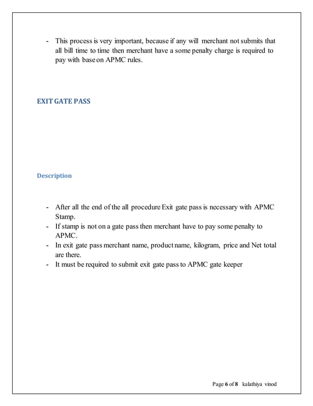 Inward outward documentation | PDF
