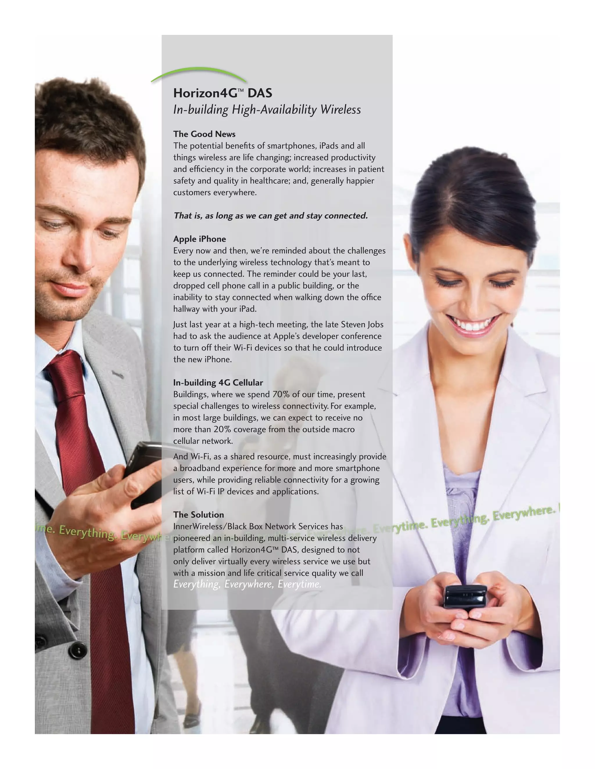 InnerWireless Distributed Antenna Brochure | PDF