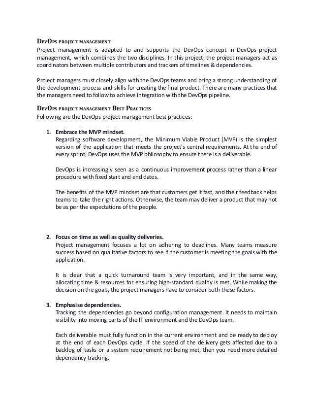 In What Ways Does Devops Project Management Improve Pipelines Pdf