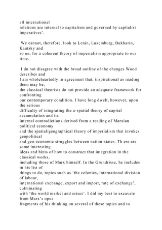 In What Ways Is ‘Th e New Imperialism’ Really NewDavid Ha.docx