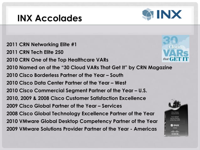 INX Accolades | PPTX