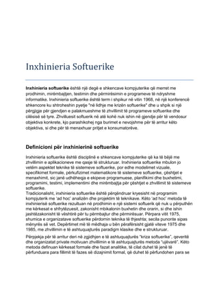 Inxhinieria softwere | PDF