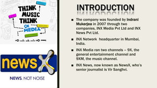 Inx media case: 2019 | PPTX