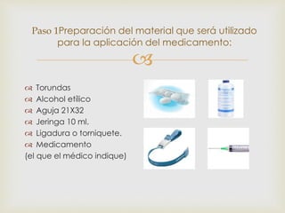 Inyeccion intravenosa | PPTX