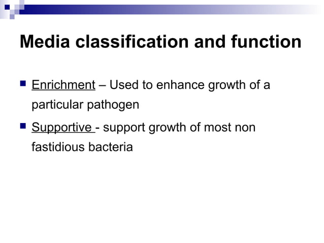[Micro] bacterial selective & differential media | PPT | Blood ...