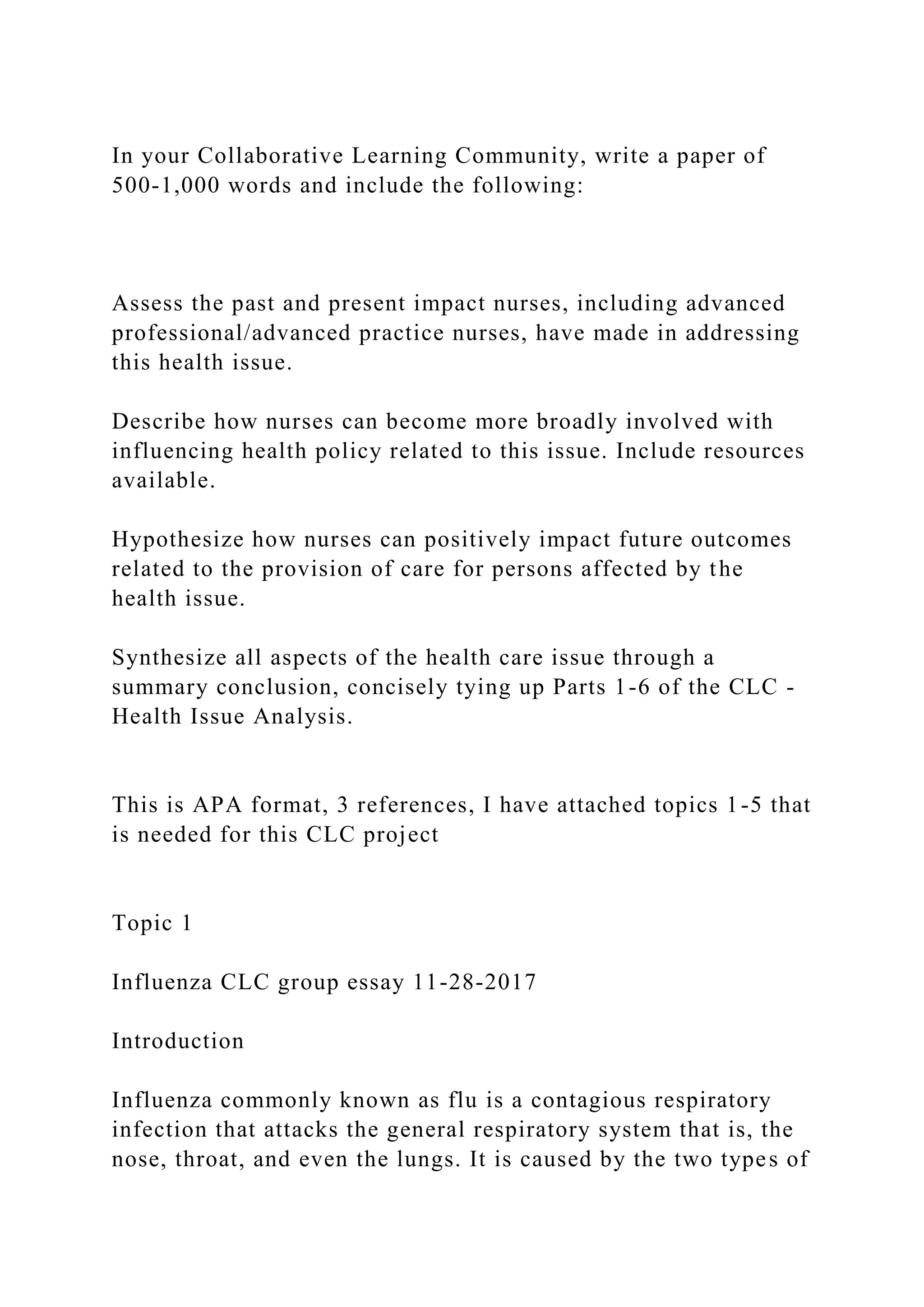 In your Collaborative Learning Community, write a paper of 500-1,000.docx