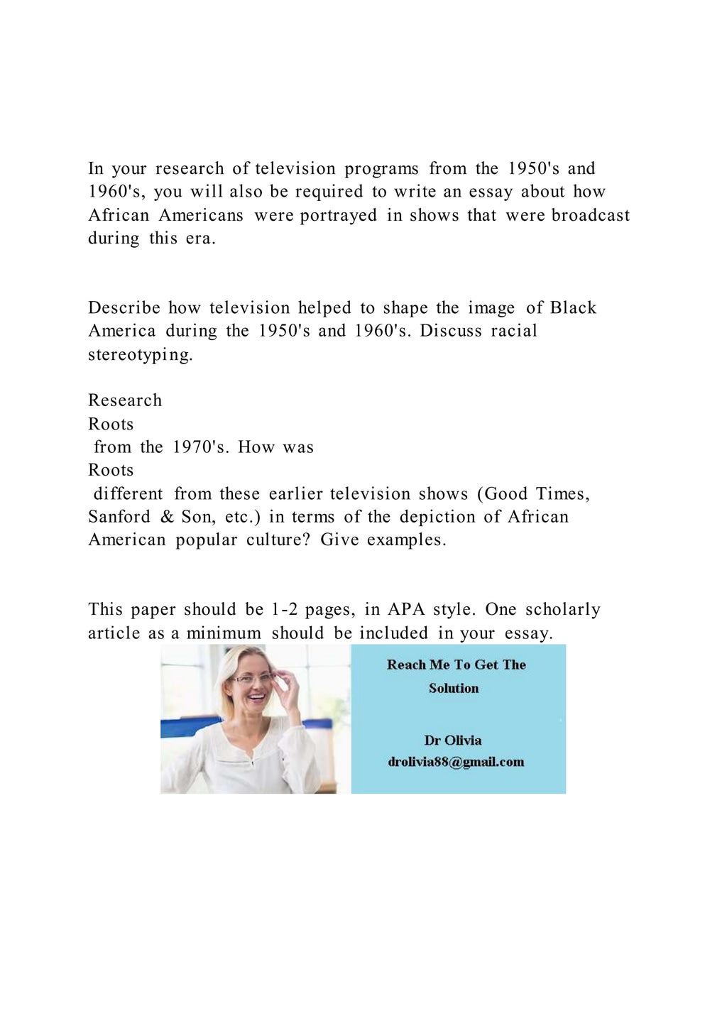 In your research of television programs from the 1950s and 1960 | PDF