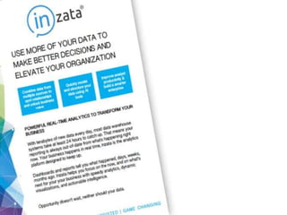 Inzata data analytics tools | PPT