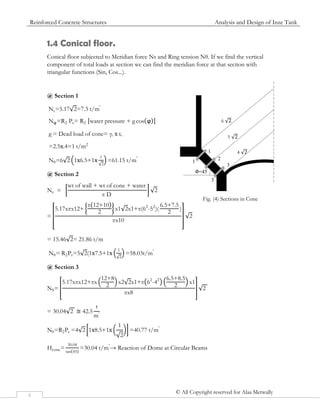 Reinforced Concrete Elevated tank Analysis and Design (Wind & Seismic ...