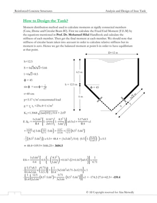 Reinforced Concrete Elevated tank Analysis and Design (Wind & Seismic ...
