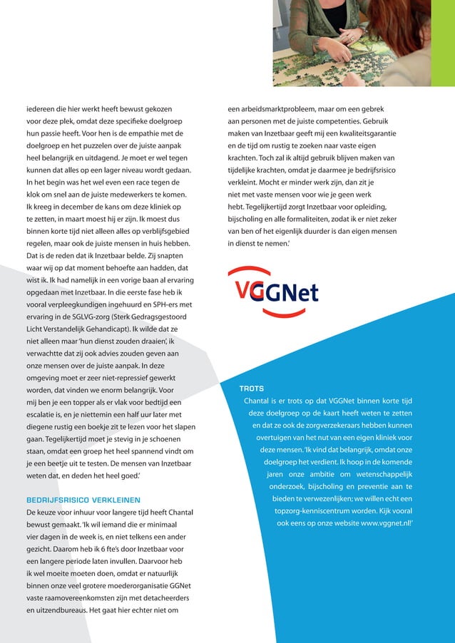 Inzetbaar case study inzetbaar vgg net-web-lr | PPT